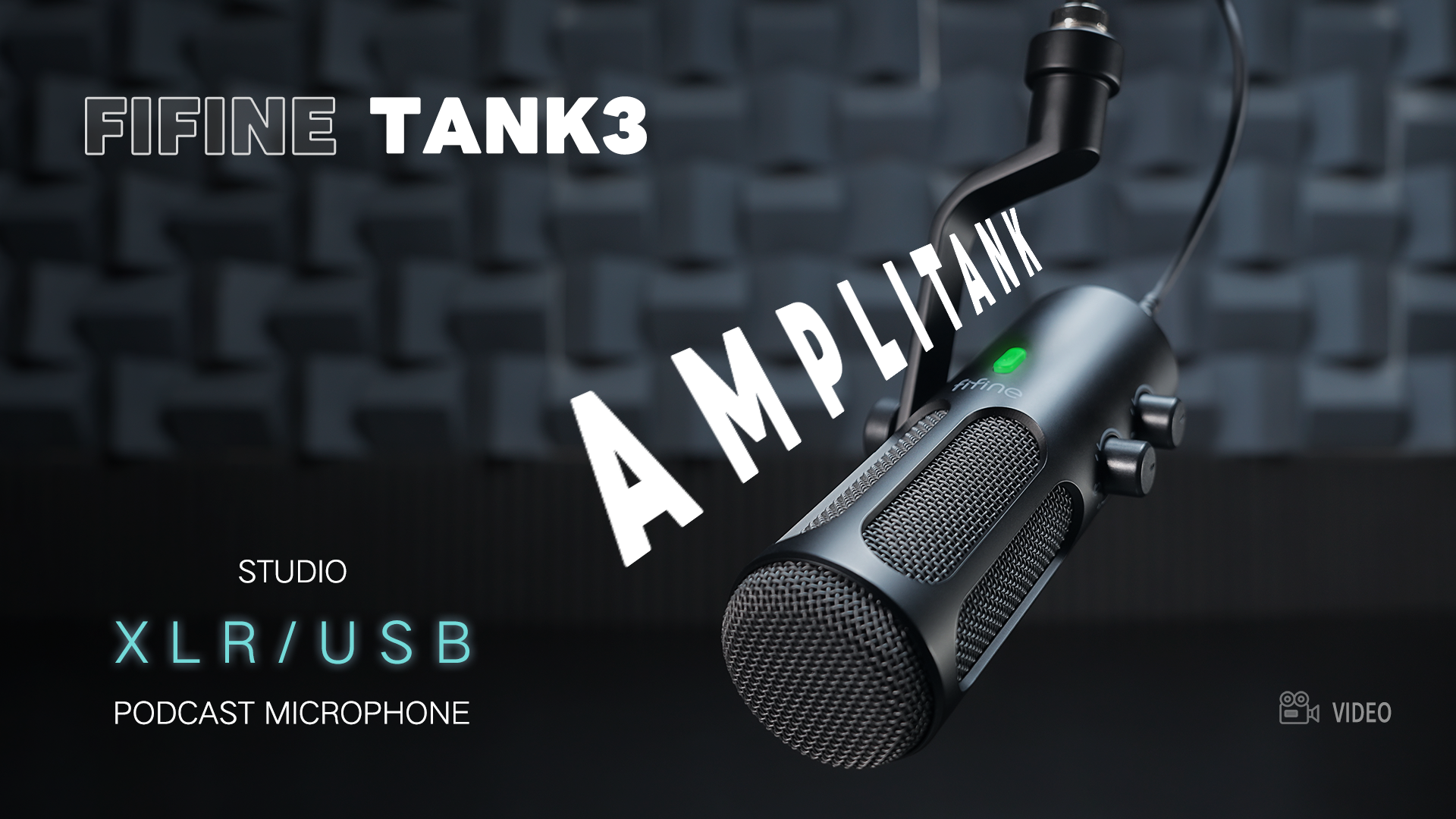 FIFINE, Microphone, TANK3 USB/XLR Dynamic Mic with Gain Control ...