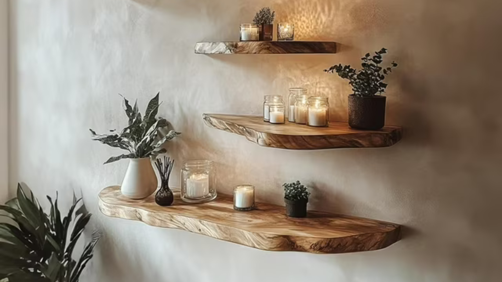 Wall Mounted Shelves, Easy-to-Install, Wall Storage Ledges for Living ...