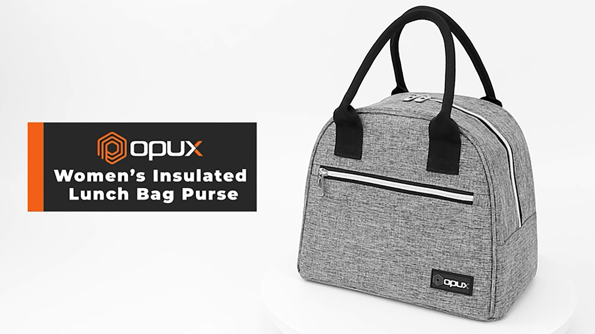 OPUX Insulated Lunch Box with Durable Fabric, Soft Cooler for Girls and ...