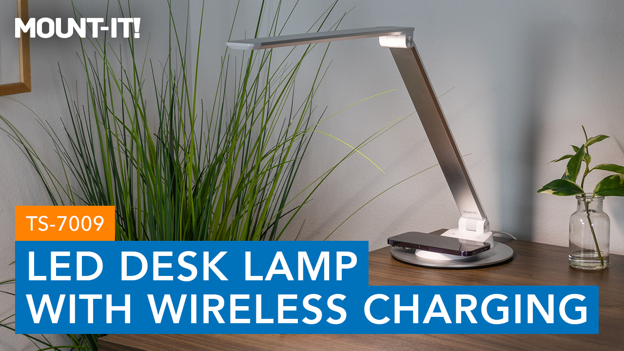 LED Desk Lamp with Wireless Charging with 5 brightness levels - Walmart.com