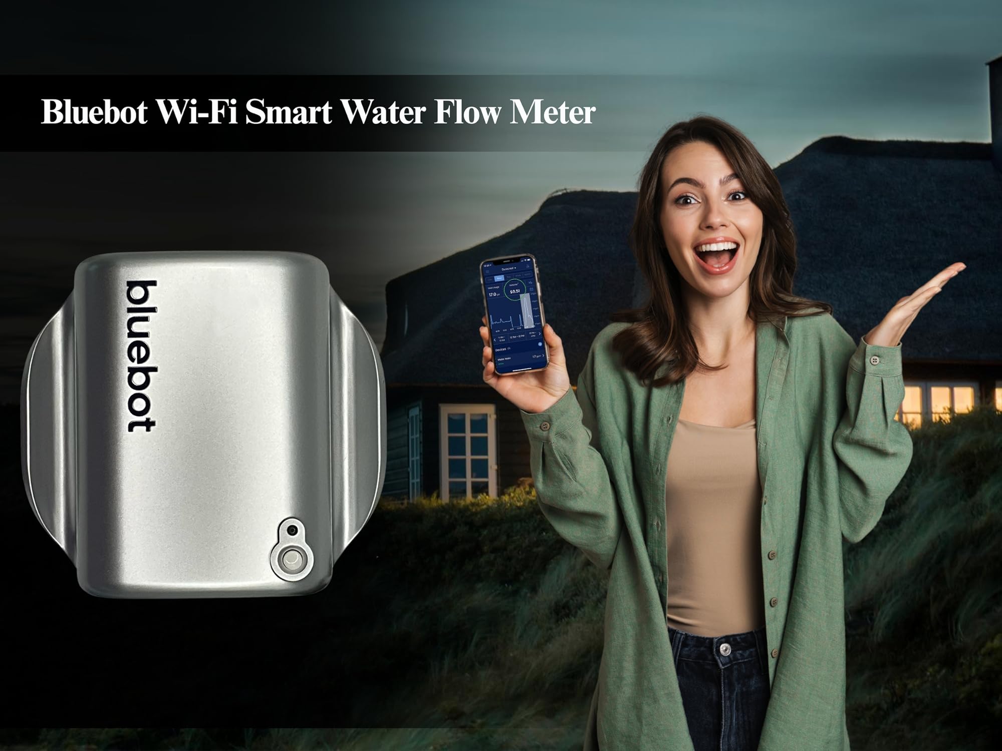 Bluebot Smart Home Water Monitor & Leak Detector Device with iOS App ...