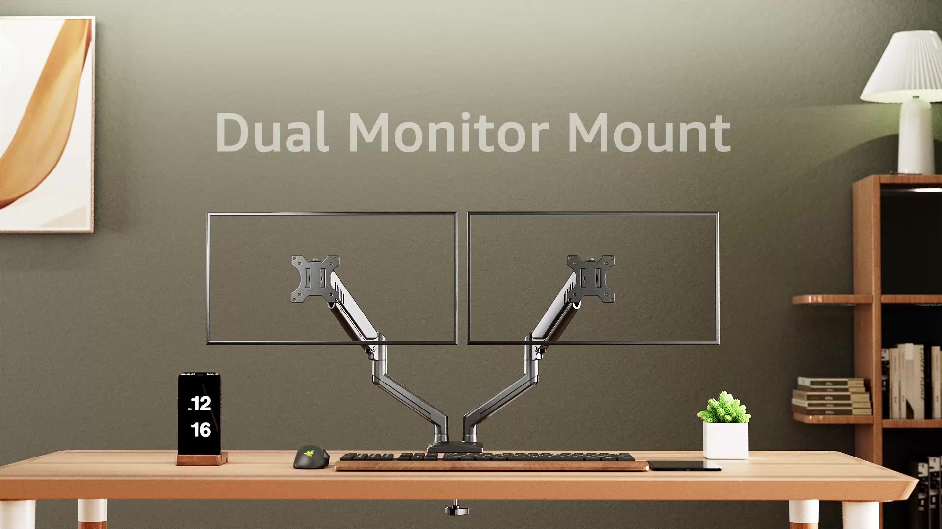 MOUNT PRO Dual Monitor Stand for 13- 32 inch, 4.4-19.8 lbs Screens ...