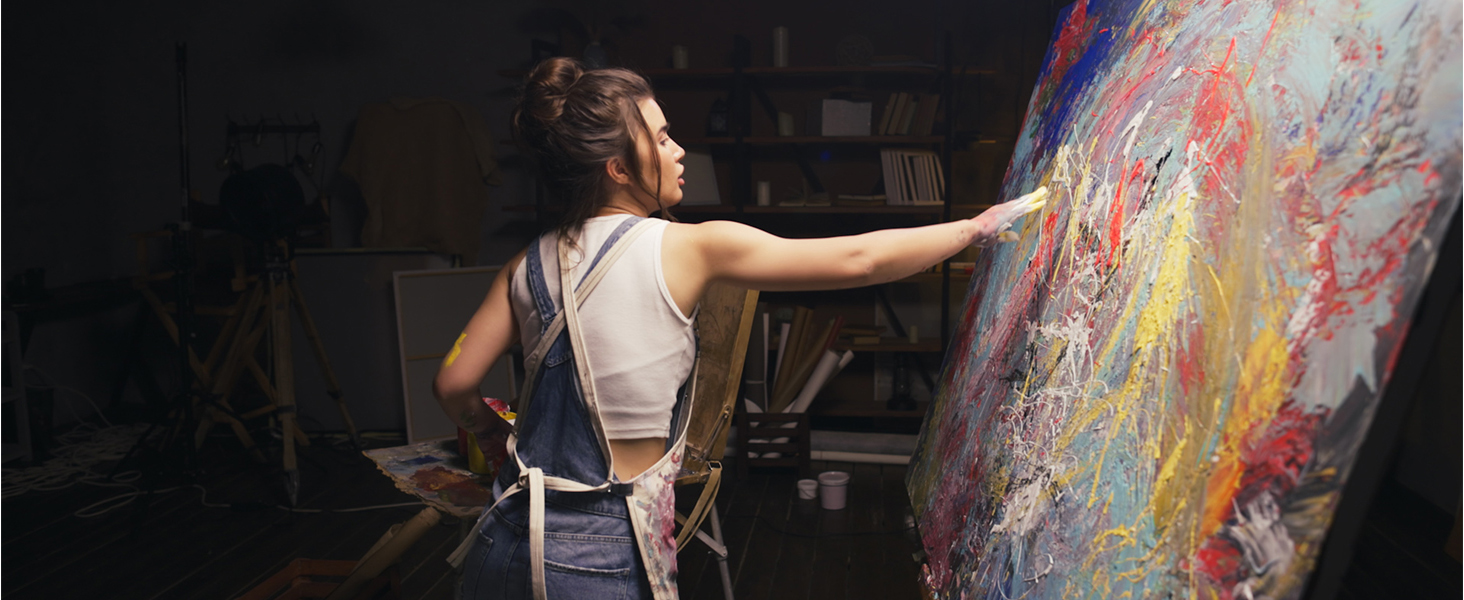 Zuperia Canvas Drop Cloth, 4'x15', Pack of 2, Heavy Duty Cotton Floor ...