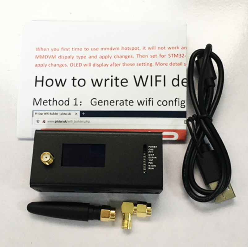 Upgraded 4.2 DMR P25 YSF Dstar MMDVM Hotspot Spot Assembled Radio Station WiFi Digital Voice ...
