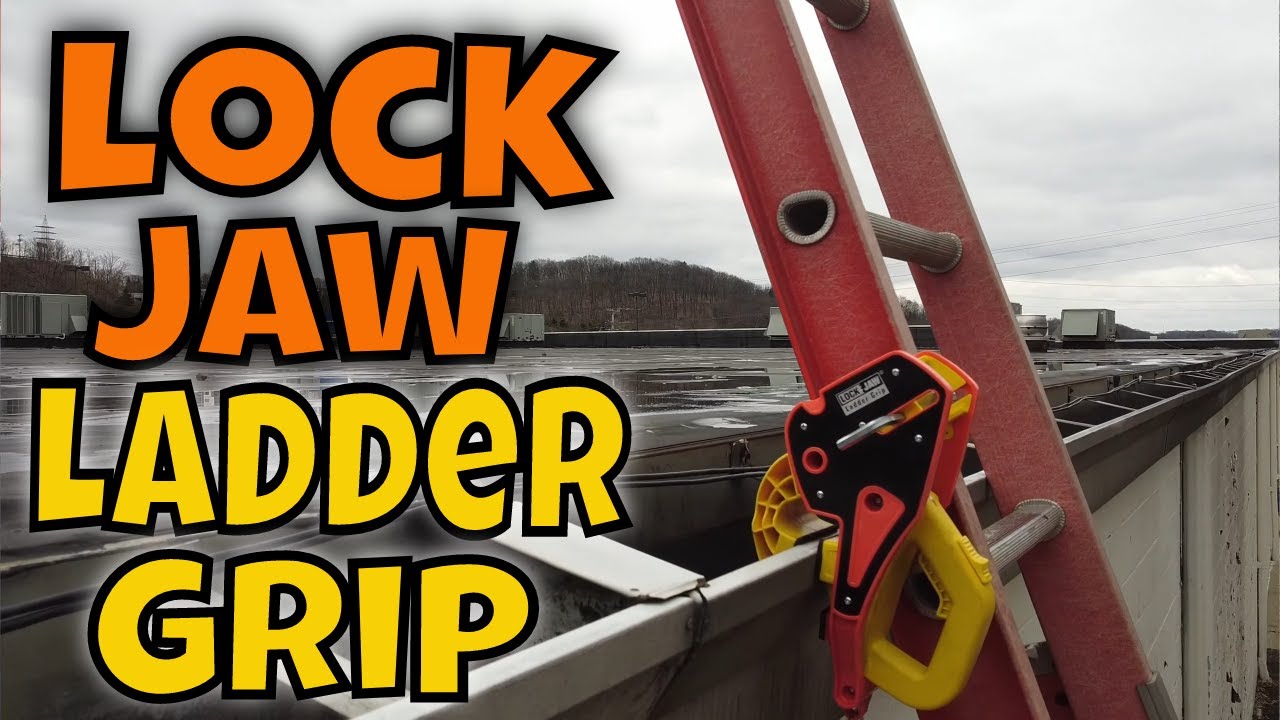 Lock Jaw Ladder Grip - Extension Ladder Stabilizer - Gutter Tool for ...