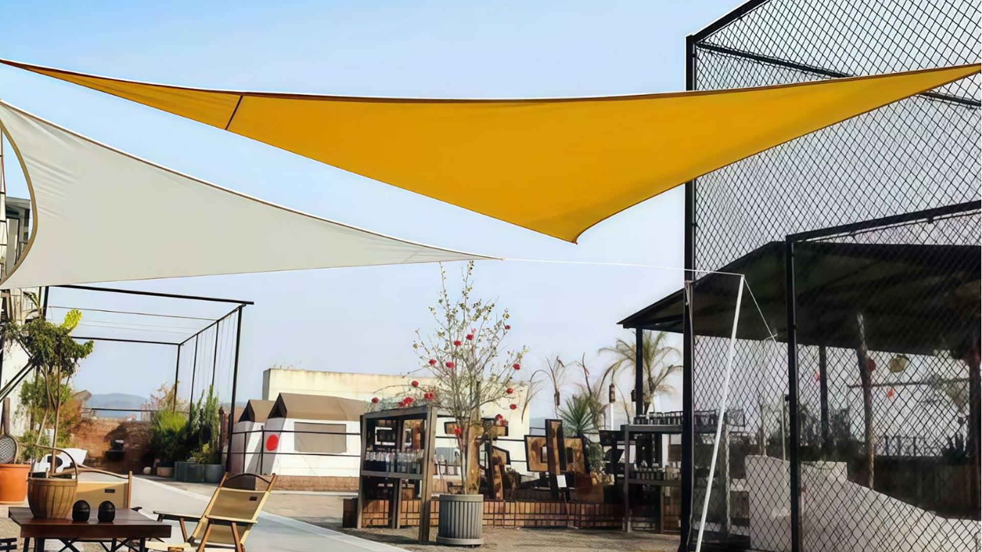 LOVE STORY Waterproof Sun Shade Sail 6.5/8/10/12/16FT UV Block Canopy ...