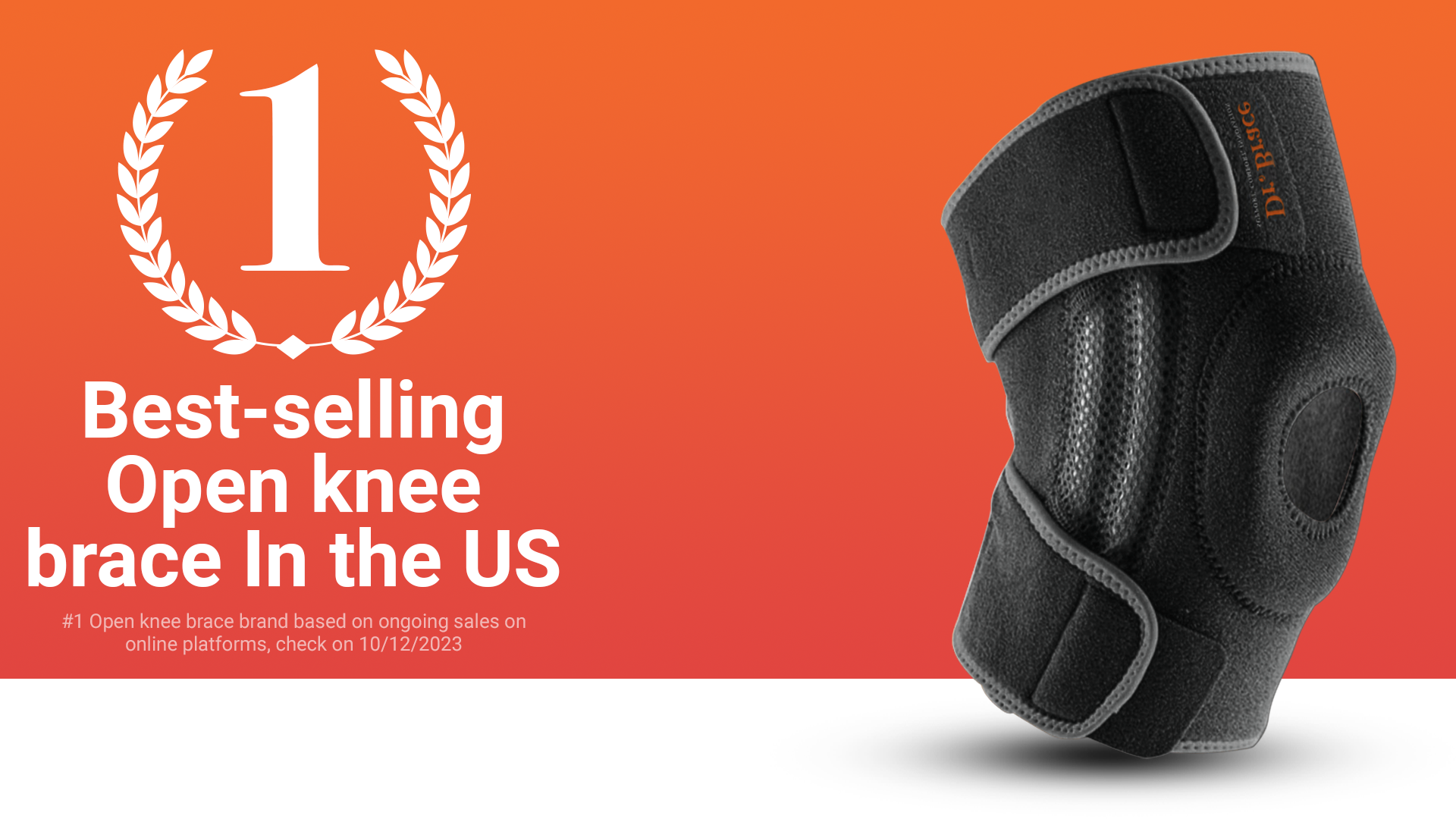 DR. BRACE ELITE Knee Brace with Side Stabilizers & Patella Gel Pads for ...