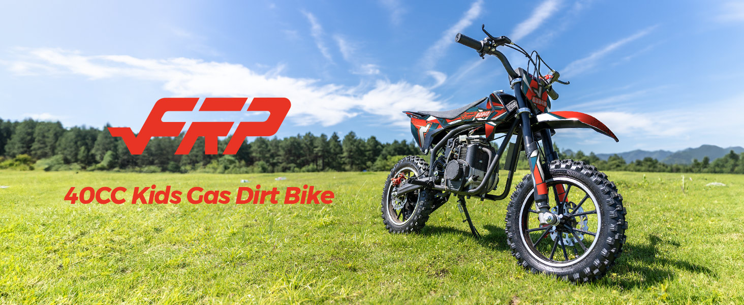 FRP FX40 40cc 4-Stroke Gas Powered Dirt Bike with Safety Kill Switch ...