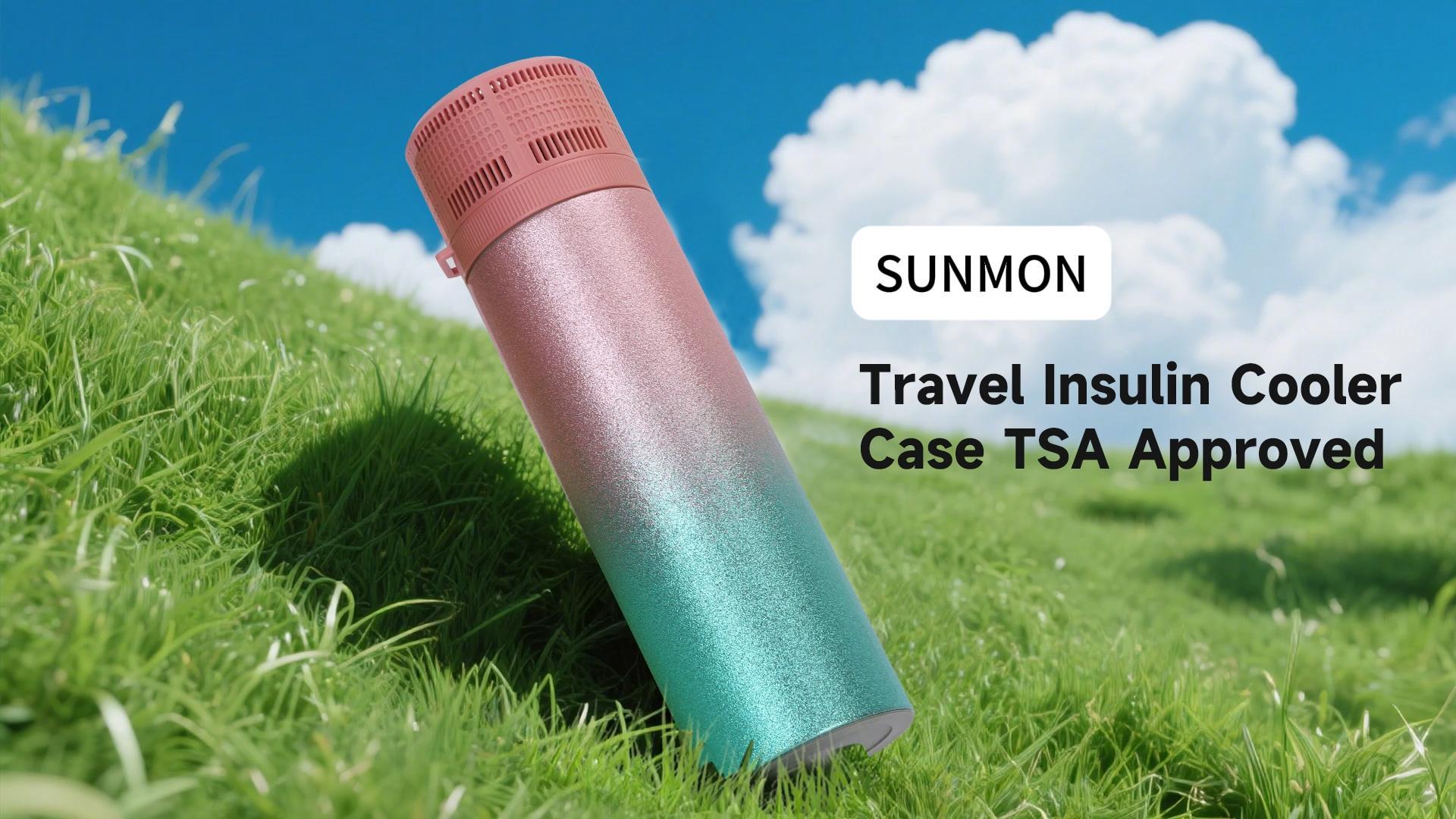 SUNMON Electric Insulin Cooler Travel Case, 35-68¬∞F, TSA Approved ...