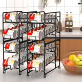 SUFAUY White Stackable Metal Can Dispenser for Refrigerator, Pantry ...