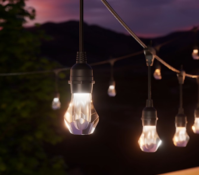 Nanoleaf Essentials Matter Smart Multicolor Outdoor String Lights ...