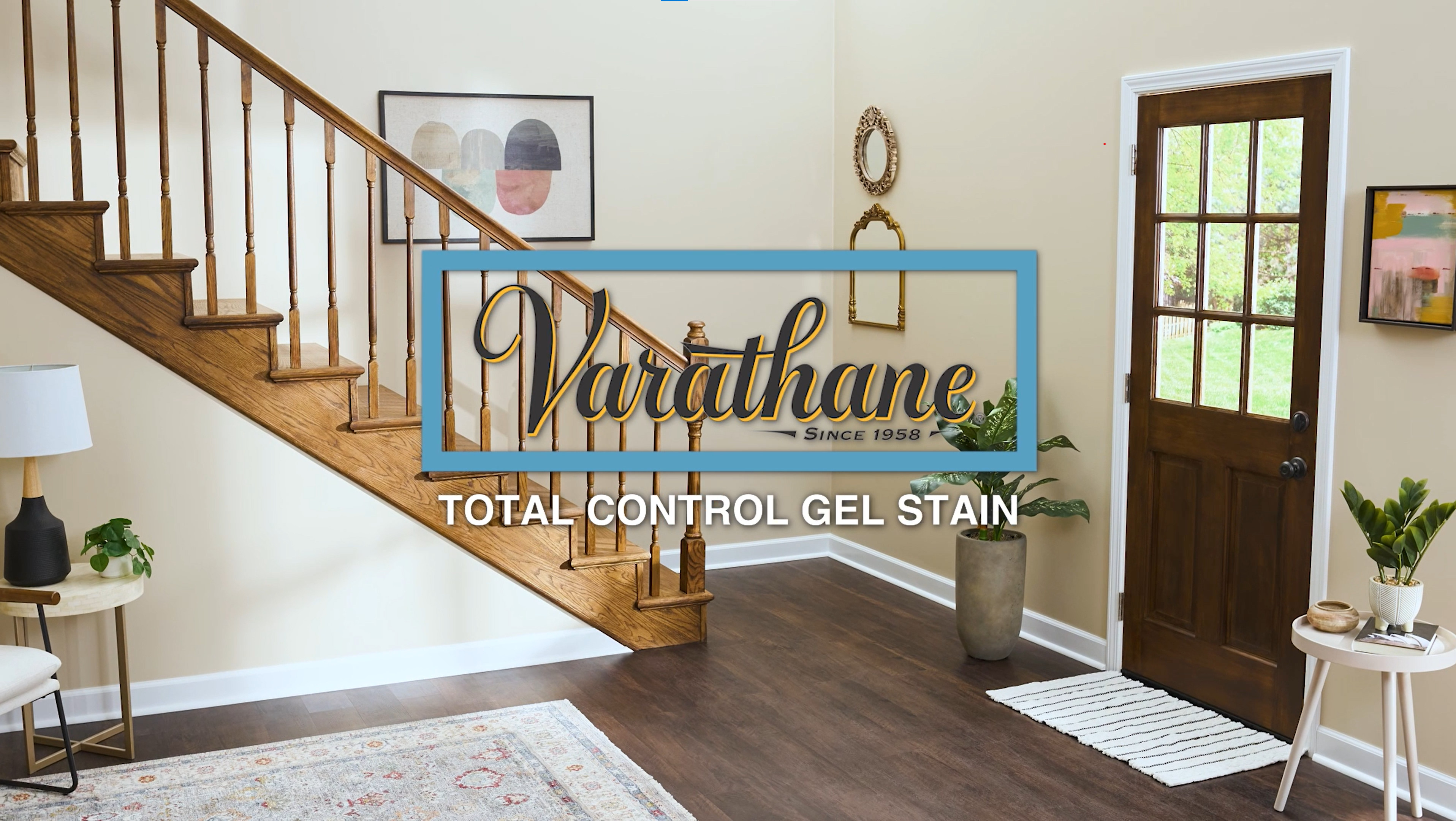 2 Pack, American Walnut, Varathane Total Control Gel Stain Water-Based Wood Stain-396055, Quart ...
