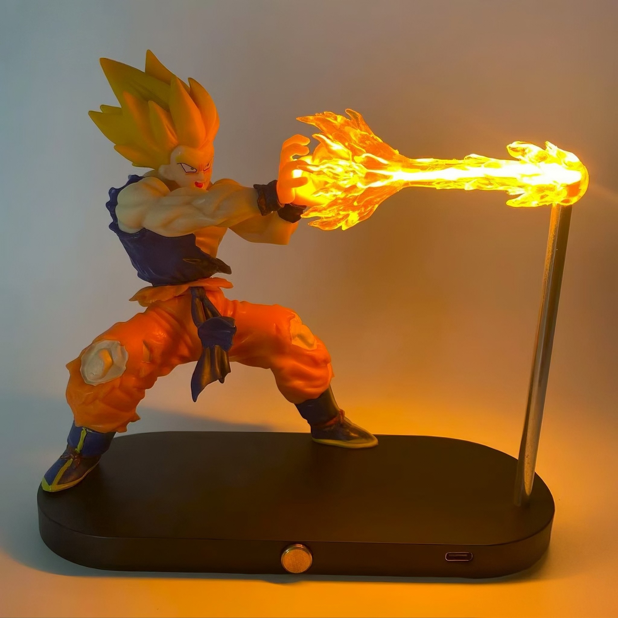 Dragon Ball Z Goku Kamehameha Magnetic Touch Lamp – LED Night Light ...