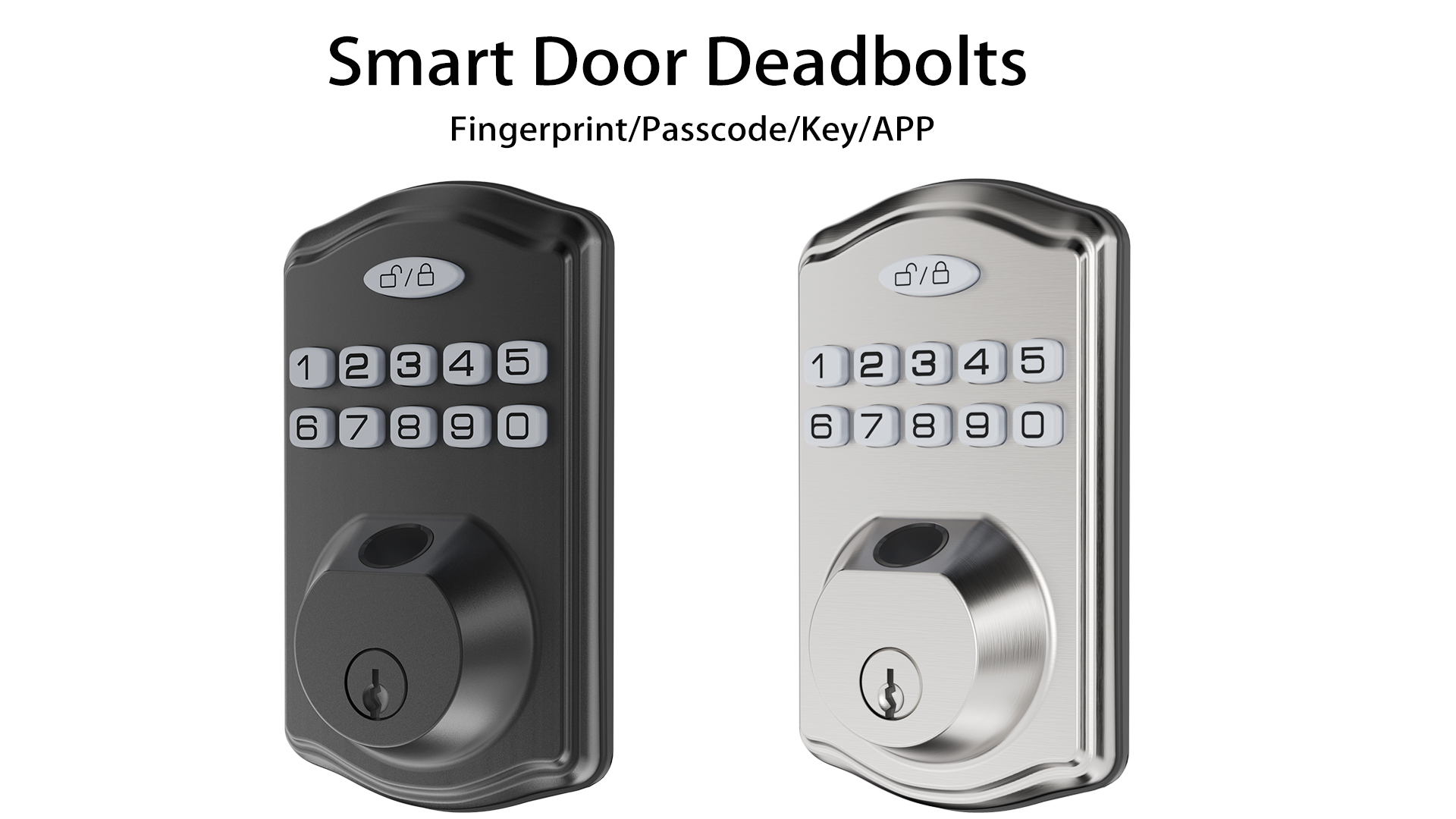 EUUKAITARY Fingerprint Door Lock, Keyless Entry Door Lock, Smart Lock ...