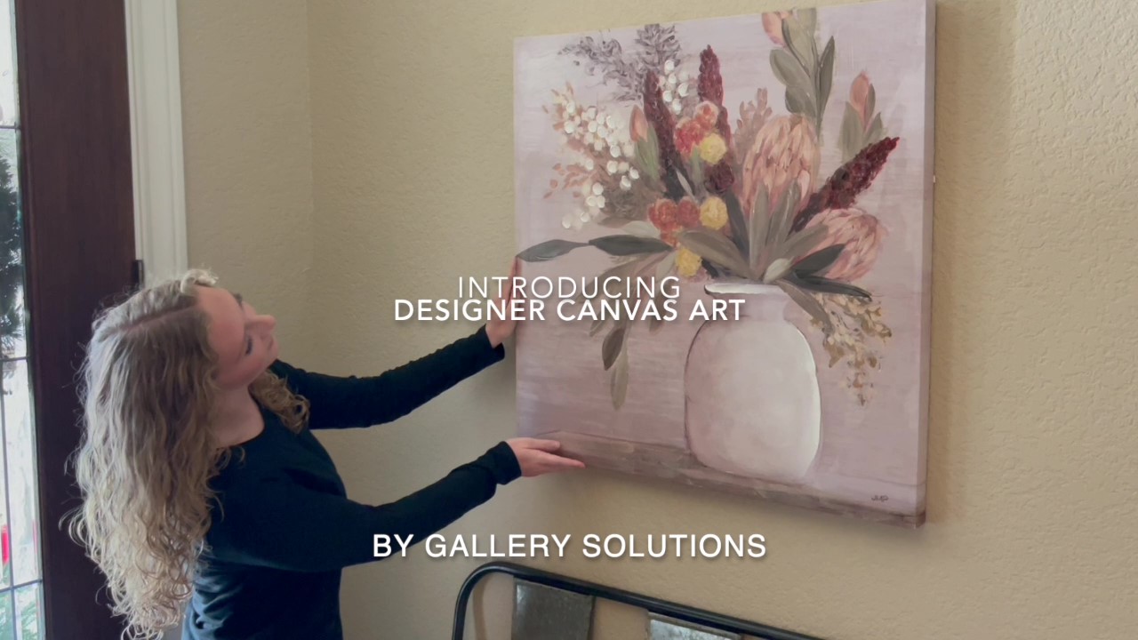 Gallery Solutions Set of 2 Framed Floral Canvas Art - White Blossoms ...