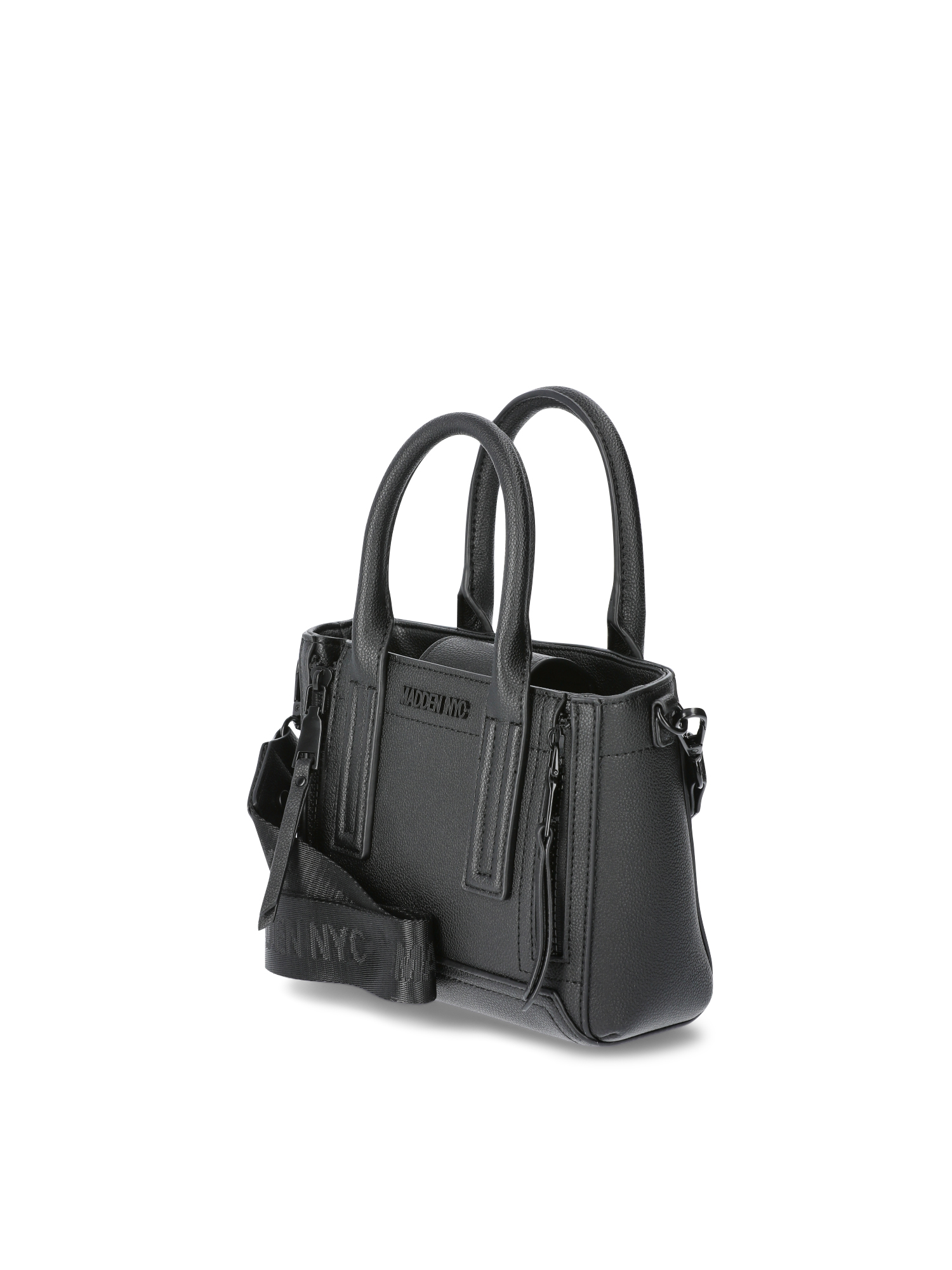 Madden NYC Women's Mini Zipper Satchel with Embellished Madden NYC Women's Mini Zipper Satchel with Embellished