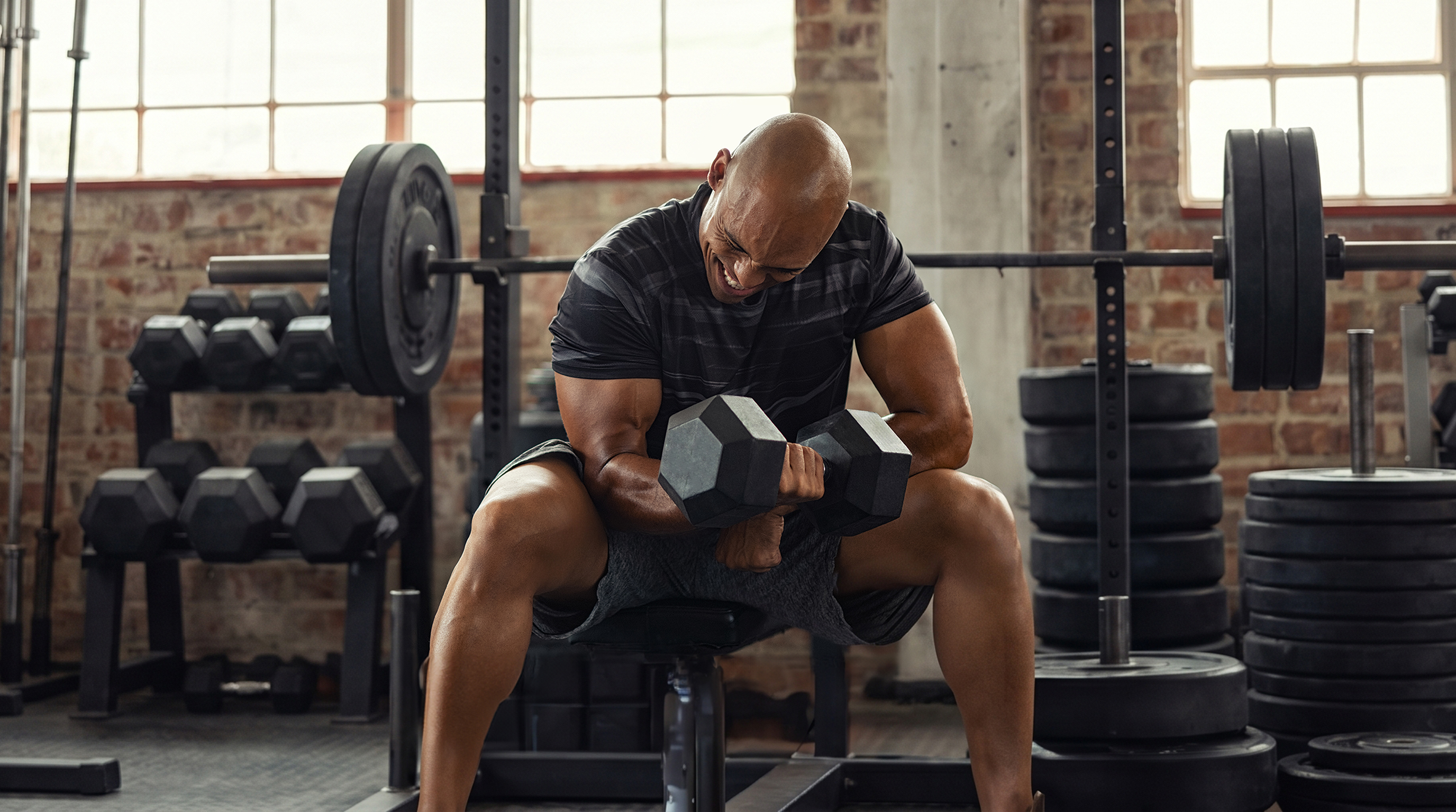 HANDBODE Hex Dumbbells Pair, Rubber Encased, 17.5LB Weight, Strength ...
