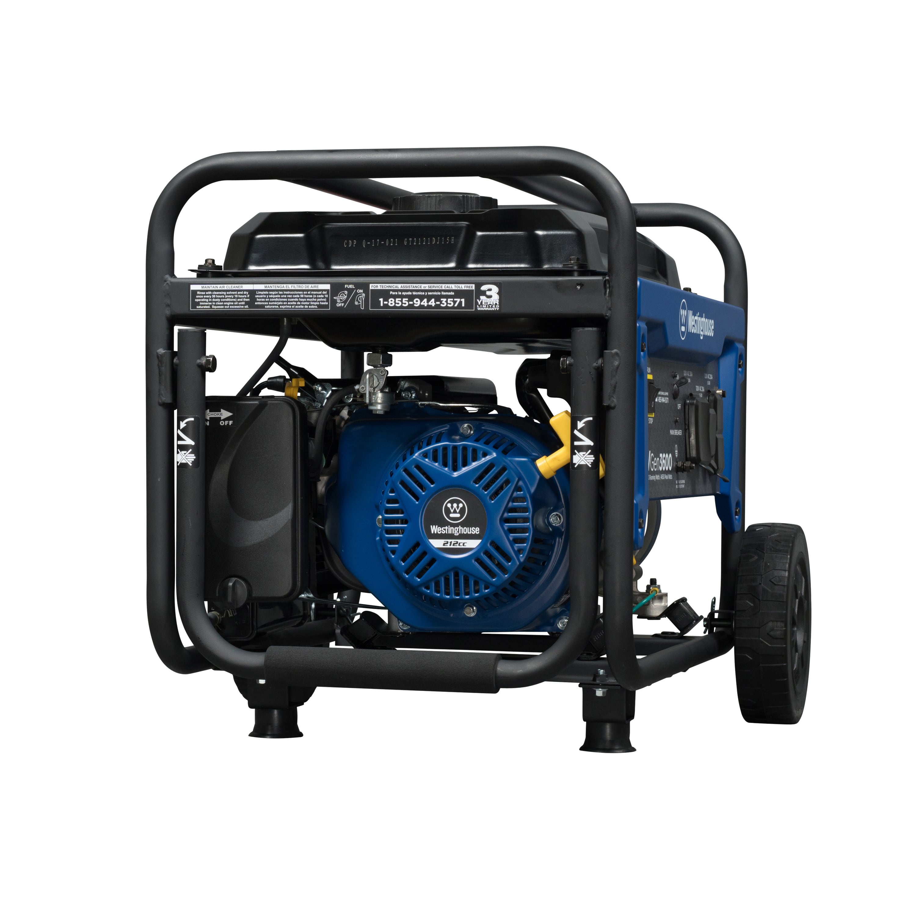 Westinghouse 4650 Peak Watt Portable Gas Powered Generator,, 09/30/2022