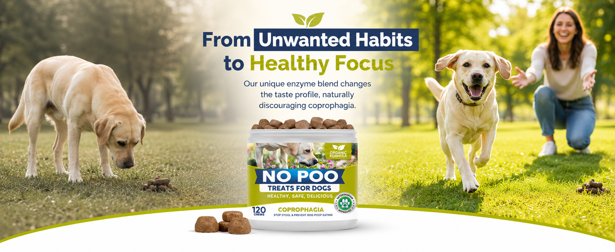 No Poop Eating Deterrent for Dogs and Coprophagia Deterrent for Dogs ...