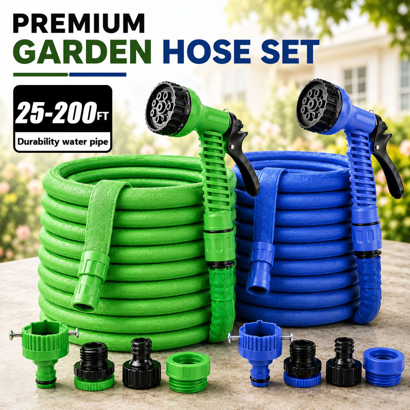 25/50/75/100/125/150/175/200Ft Multifunctional High-Pressure Garden ...