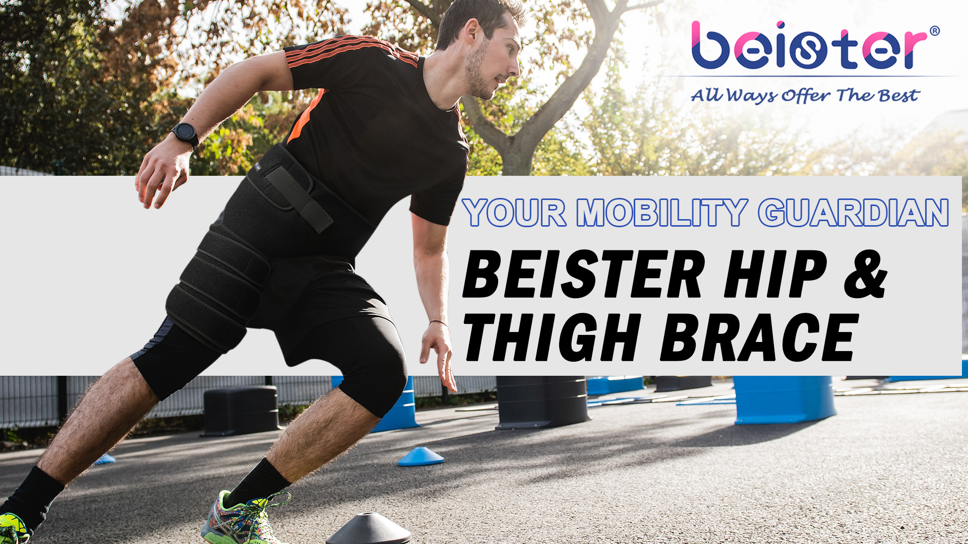 beister Adjustable Hip Braces,Groin Braces, Sciatica Pain Relief,One ...