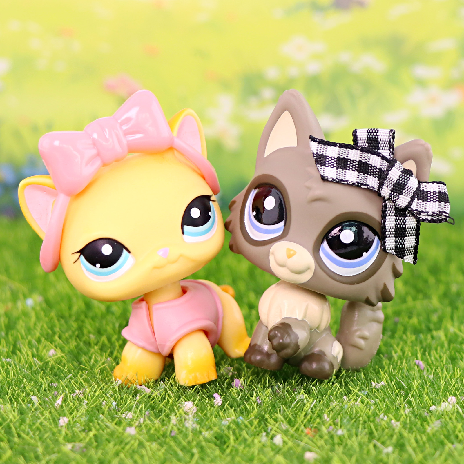 2 PCS Mini Pets Figures Toys Shorthair Cat 339 Wolfcat 1953,Minilpsshop ...