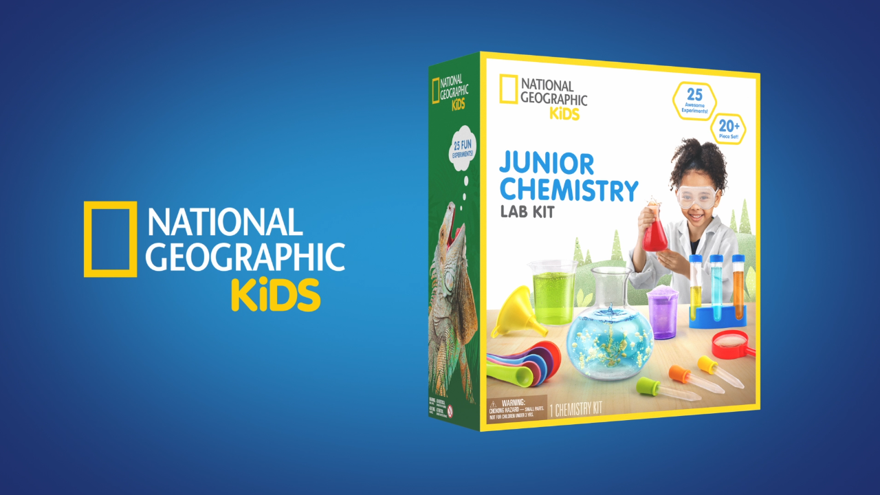 Blue Marble National Geographic Junior Chemistry Set, Science ...