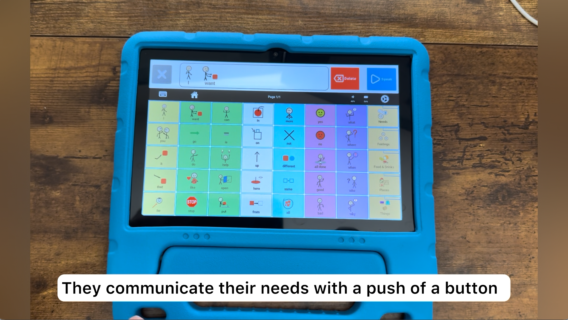 TalkingTiles AAC Device Communication Tablet for Autism and Speech ...