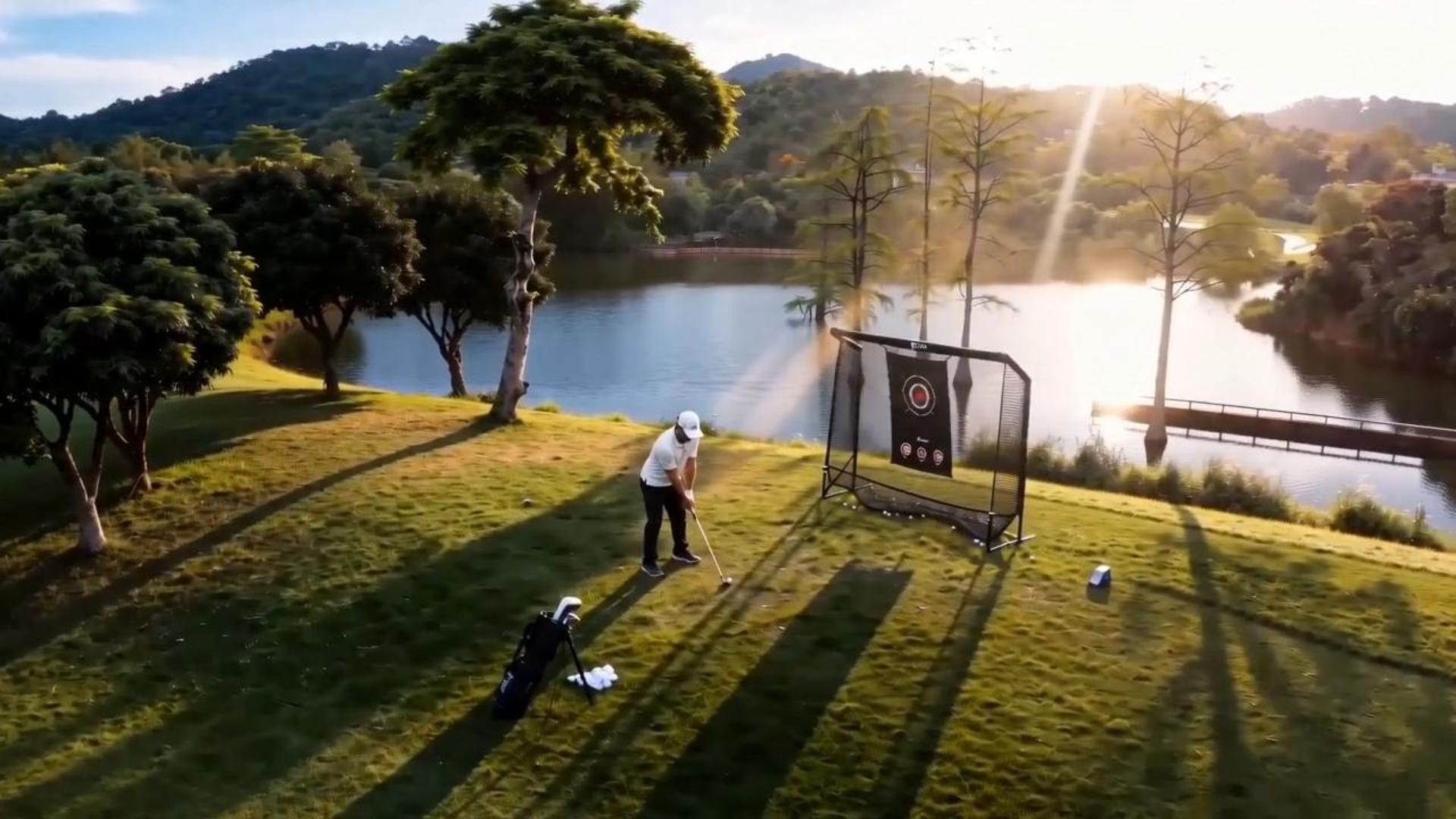 OXYGIE 10x7.5FT Golf Practice Hitting Net for Backyard Driving with ...