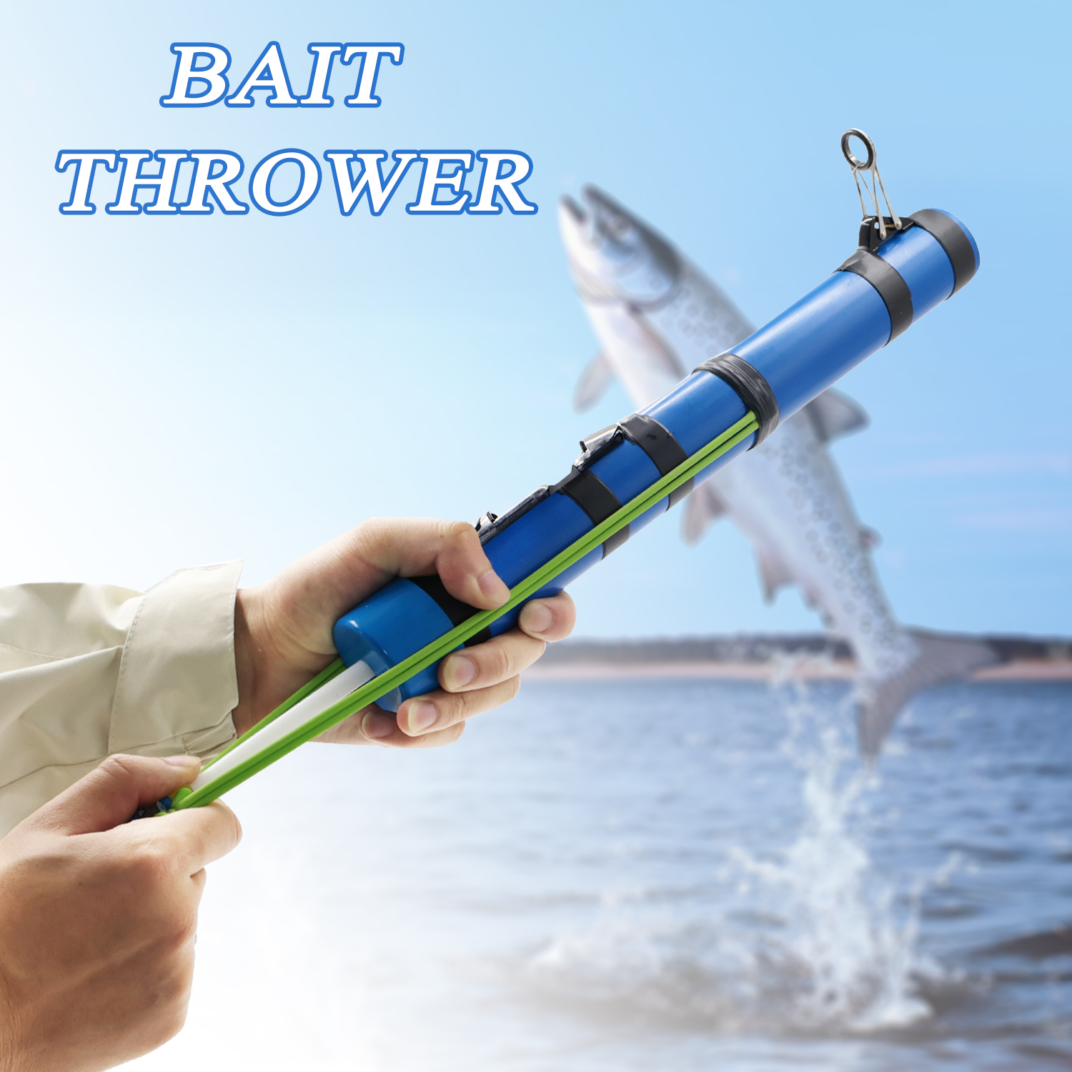 Runzkzy Small Portable Baiting Device Fishing Tool Freshwater Lake ...