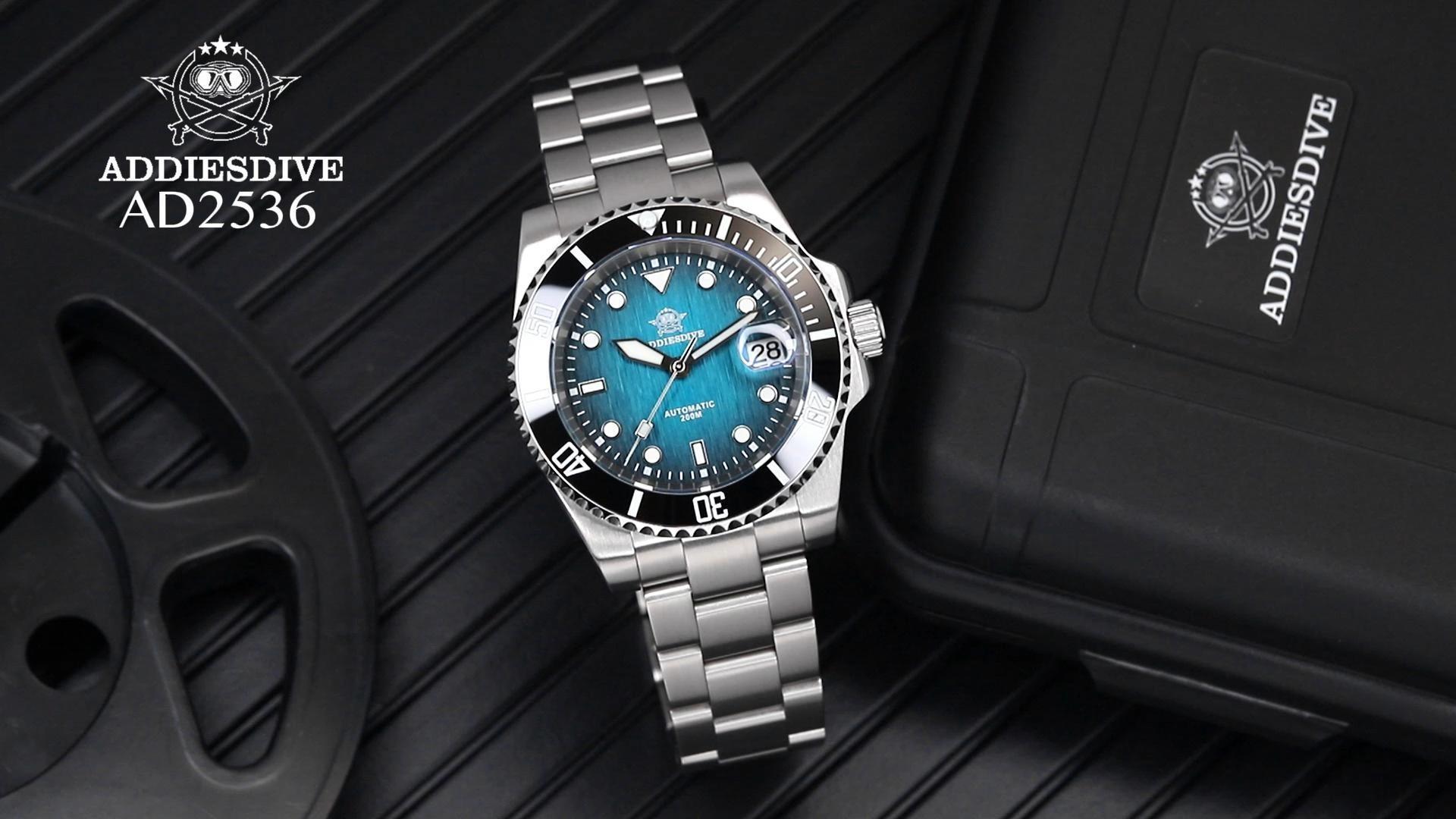 ADDIESDIVE Automatic Men's Watch 200M Waterproof Professional Dive ...