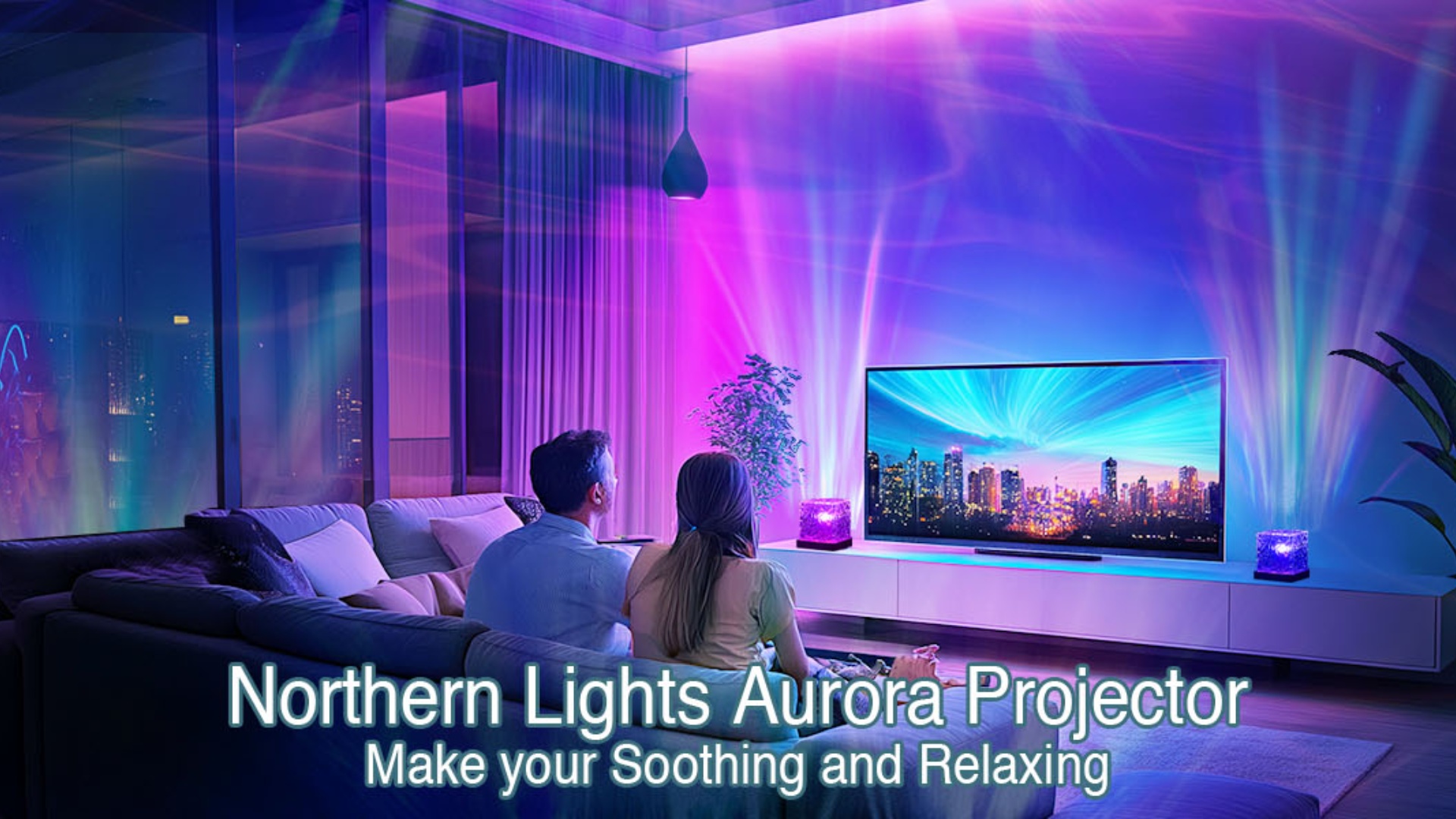 Letour Night Light Projector Aurora Nebula with 16 Colors 30 Modes ...