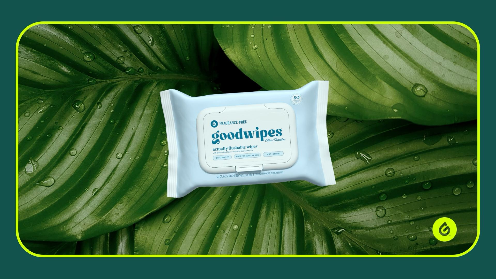 goodwipes Flushable Butt Wipes, Fragrance-Free, 3 Pack, 150 Total XL ...