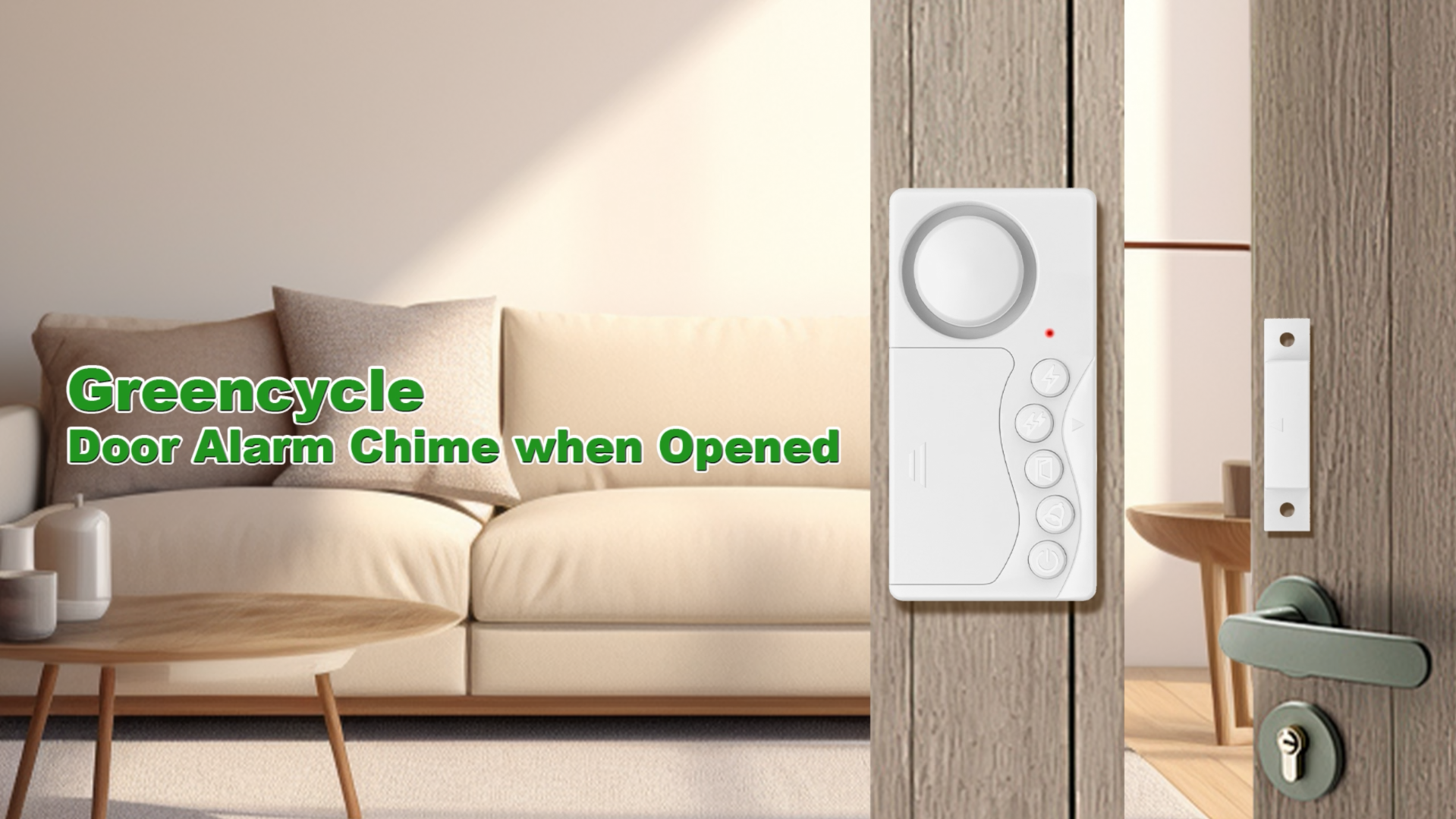 Greencycle Door Alarm When Opened,Door and Window Alarm,Door Alarm ...