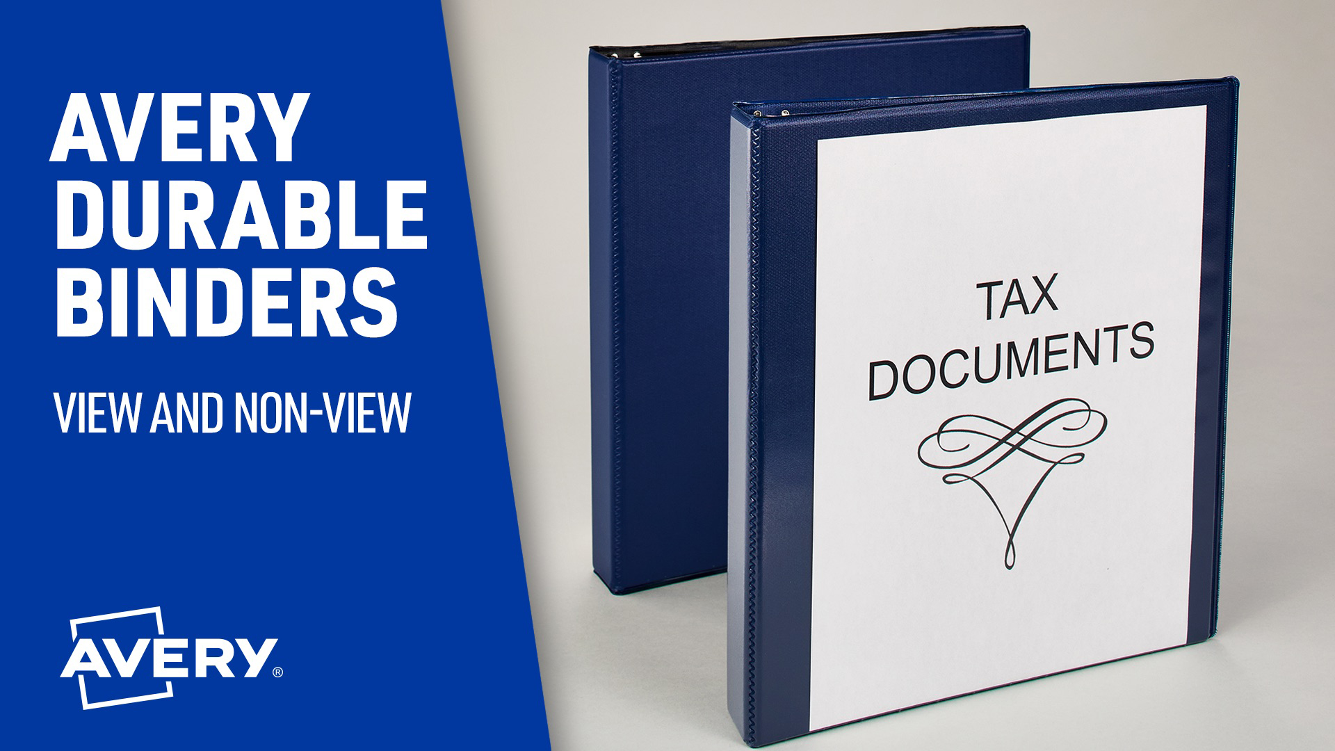 Avery Durable 3 Ring Binder, 1 inch Slant Rings, Three Heavy Duty Green ...