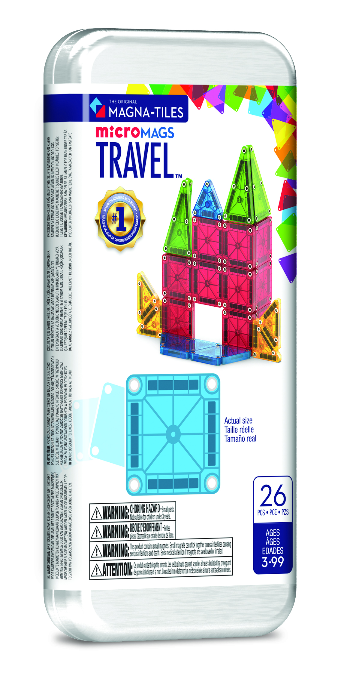 Free Shipping! Magna-Tiles microMAGS Travel Magnetic Construction Set ...