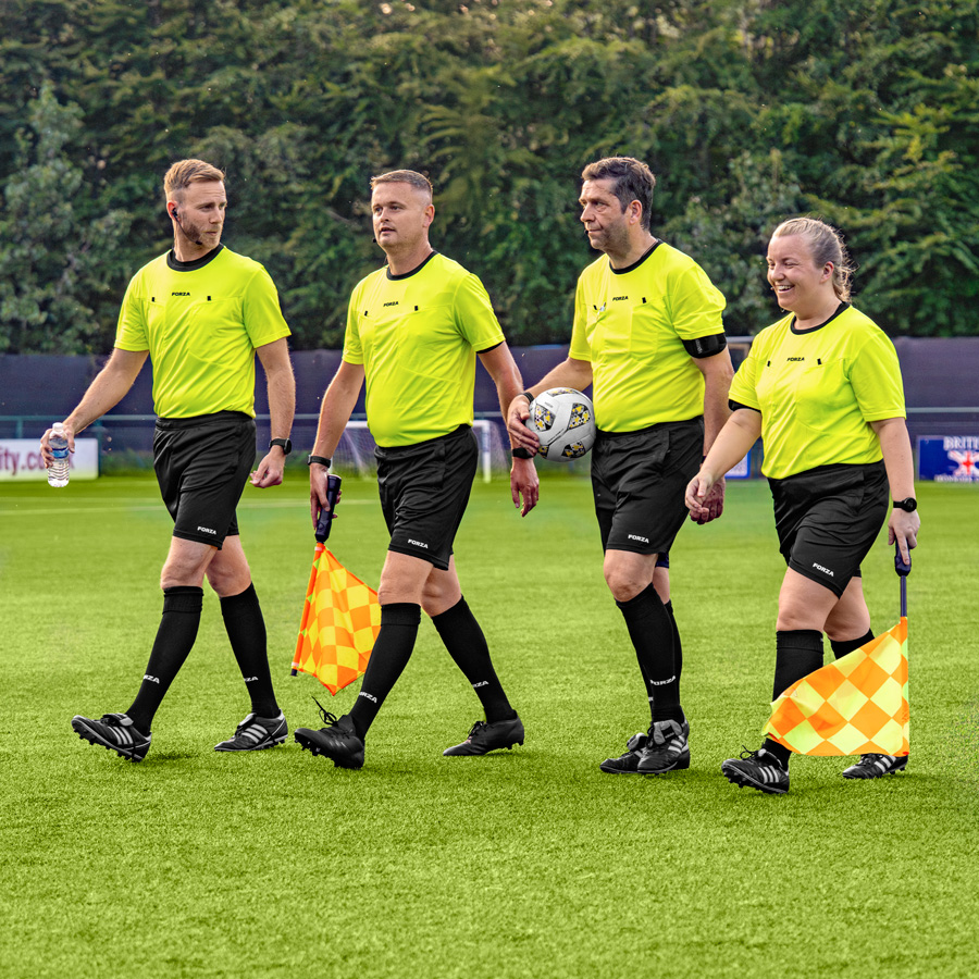 FORZA Soccer Referee Kit | Short/Long Sleeve Shirt, Shorts & Socks ...