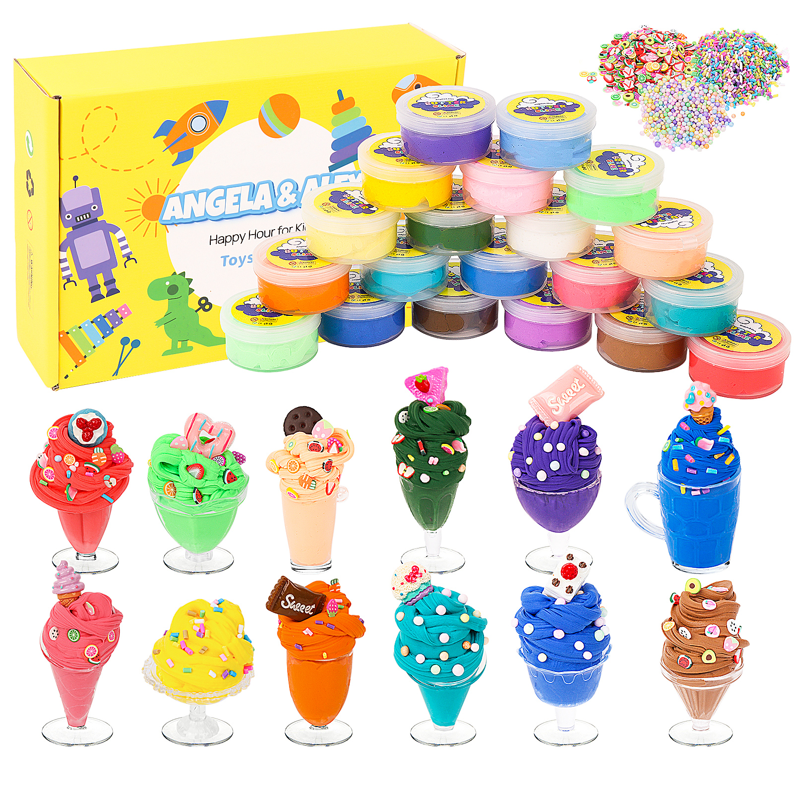 Walmart Black Friday Deals 2025 - KiddiTouch 20 Pack Butter Cloud Slime ...