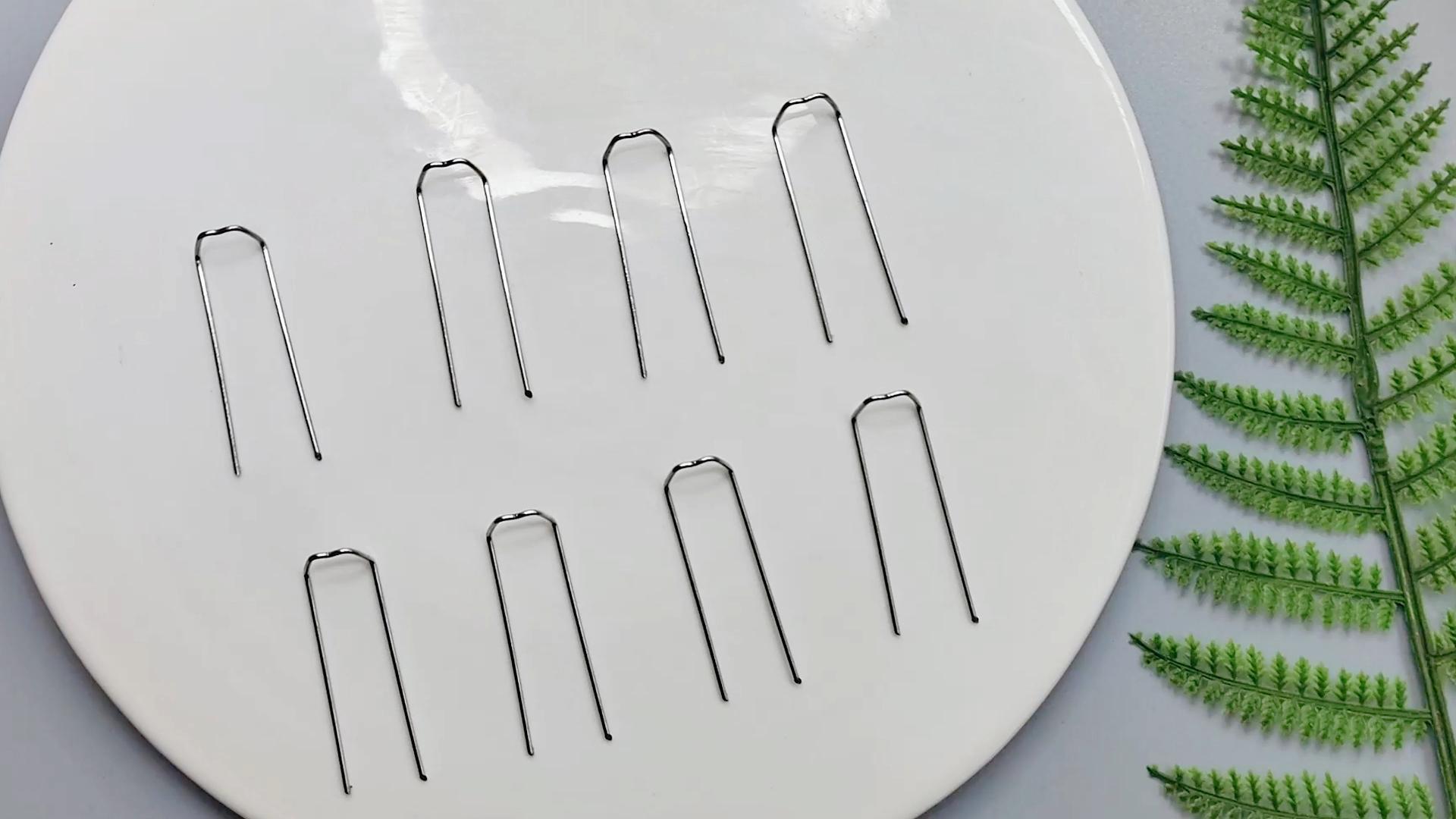 thovorrnl 120-Count Stainless Steel Floral Pins, 1.8inch U-Shape ...