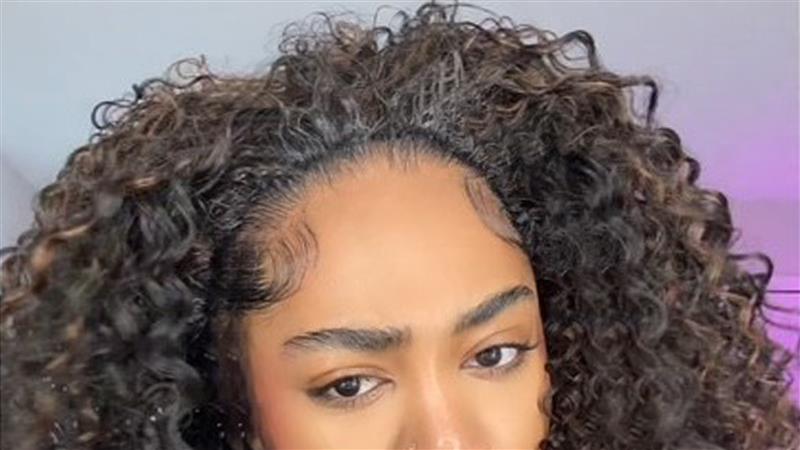 LUXLUXE Women's Isadora 22.5" Curly Half Wig – Body Wave Style, Human ...