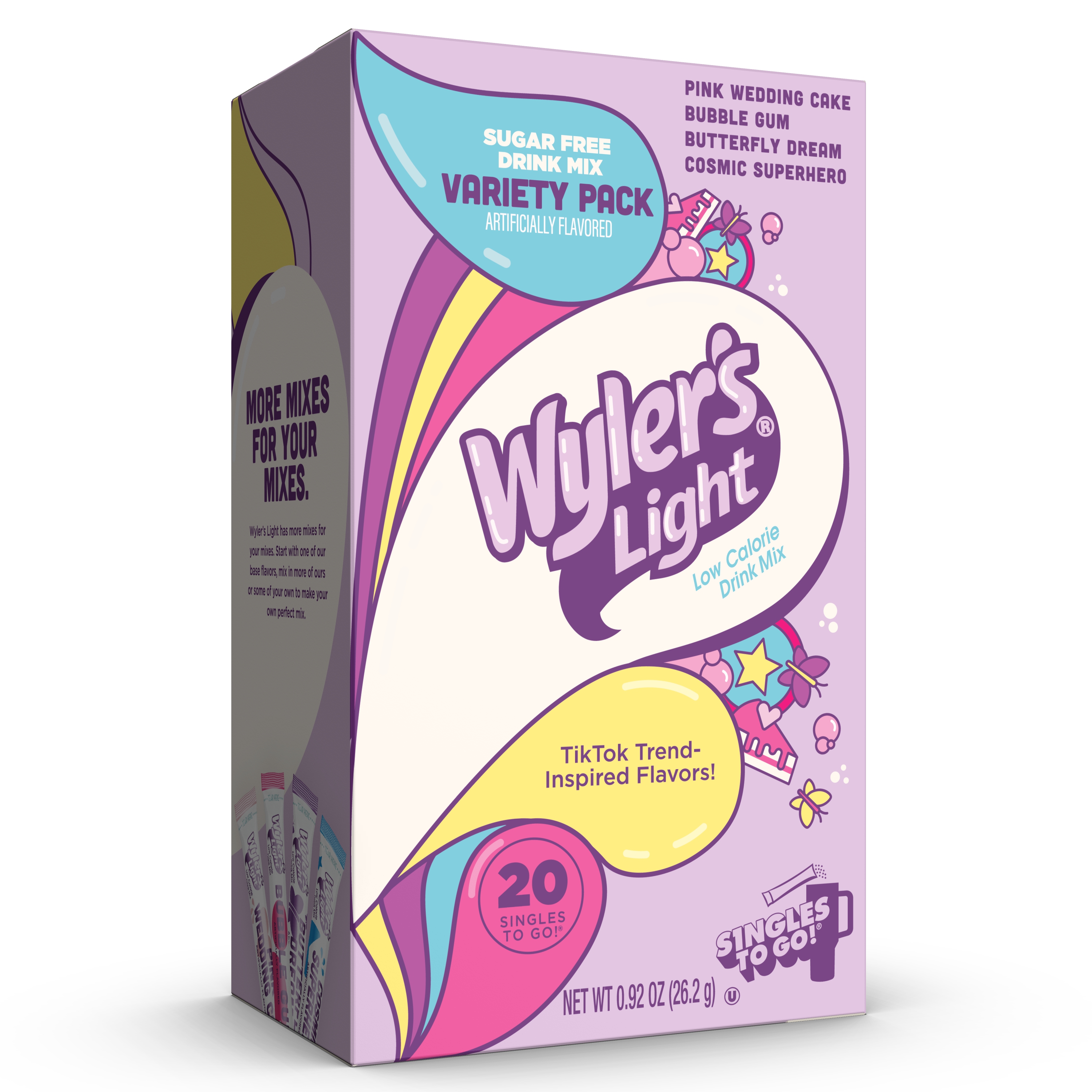 Wyler's Light Watertok Singles to Go Powdered Drink Mix Variety Pack ...