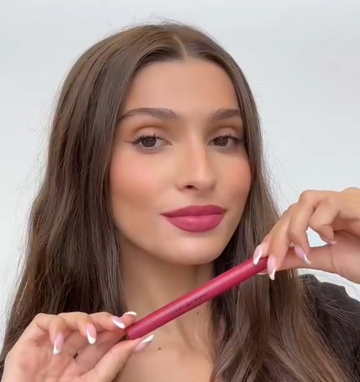 Hard Candy Lip Blur Lipstick Secret Crush, Red Lip Color, Soft Matte Lip Liner with blotter tool ...