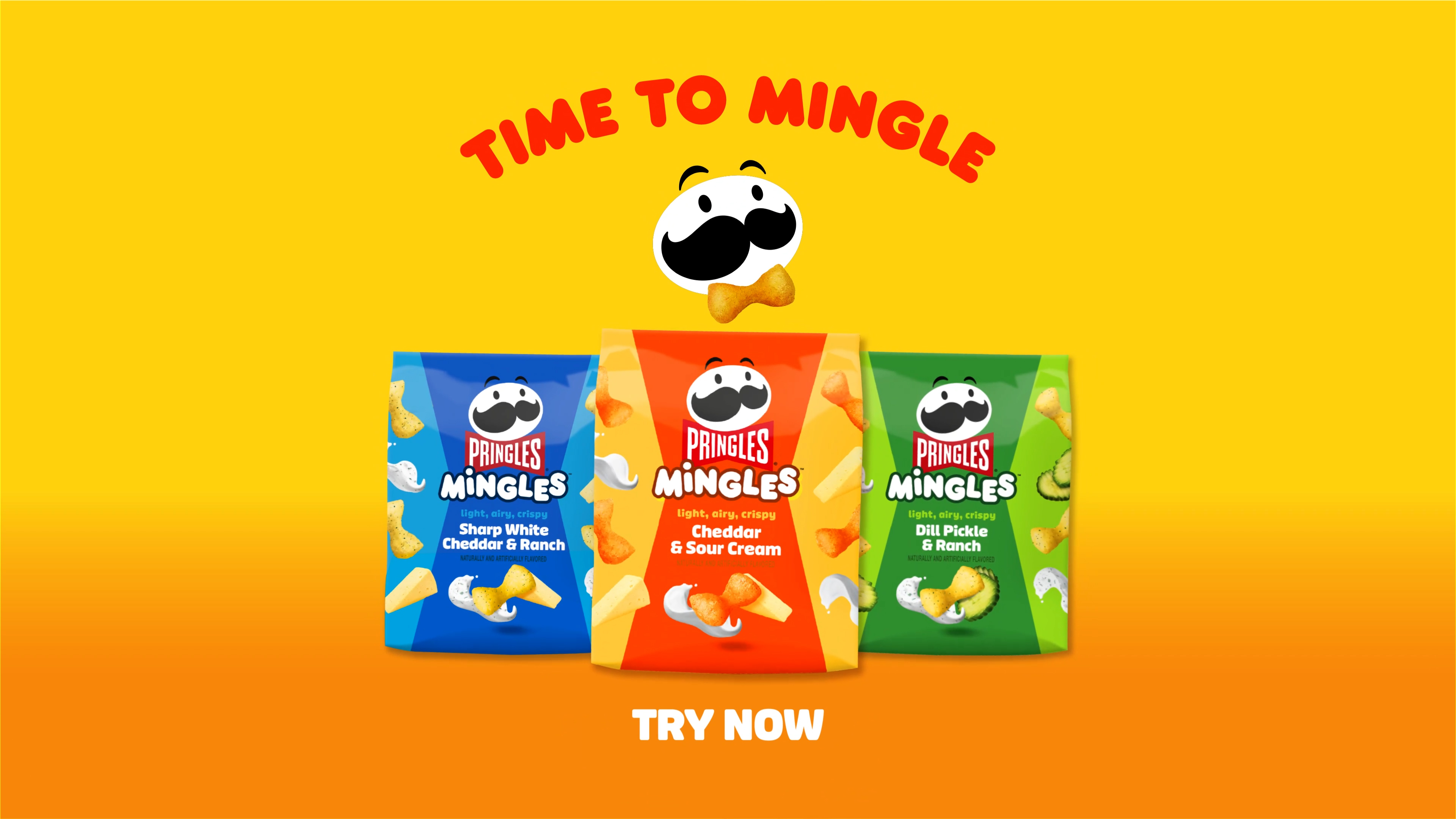 Pringles Puffed Snacks Dill Pickle and Ranch 5.5 oz Crispy Bowtie Shape ...