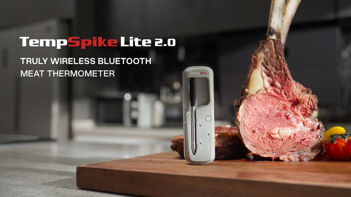 ThermoPro TempSpike Lite 2.0 Wireless Meat Thermometer with Upgraded ...