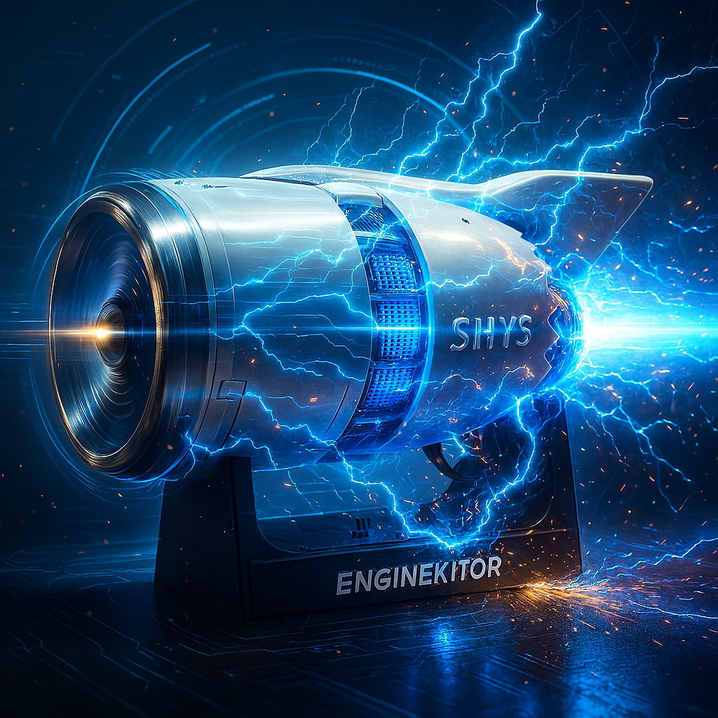 ENGINEKIT TR900 Reverse Thrust Turbofan Engine Aviation Simulation ...