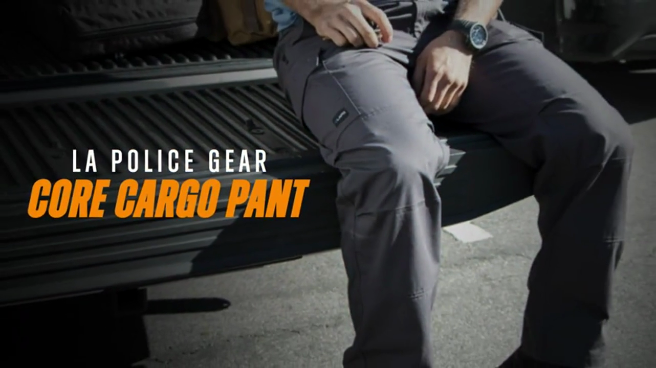 LAPG Men's Core Cargo Pants, Stretch Waistband, Lightweight & Durable ...