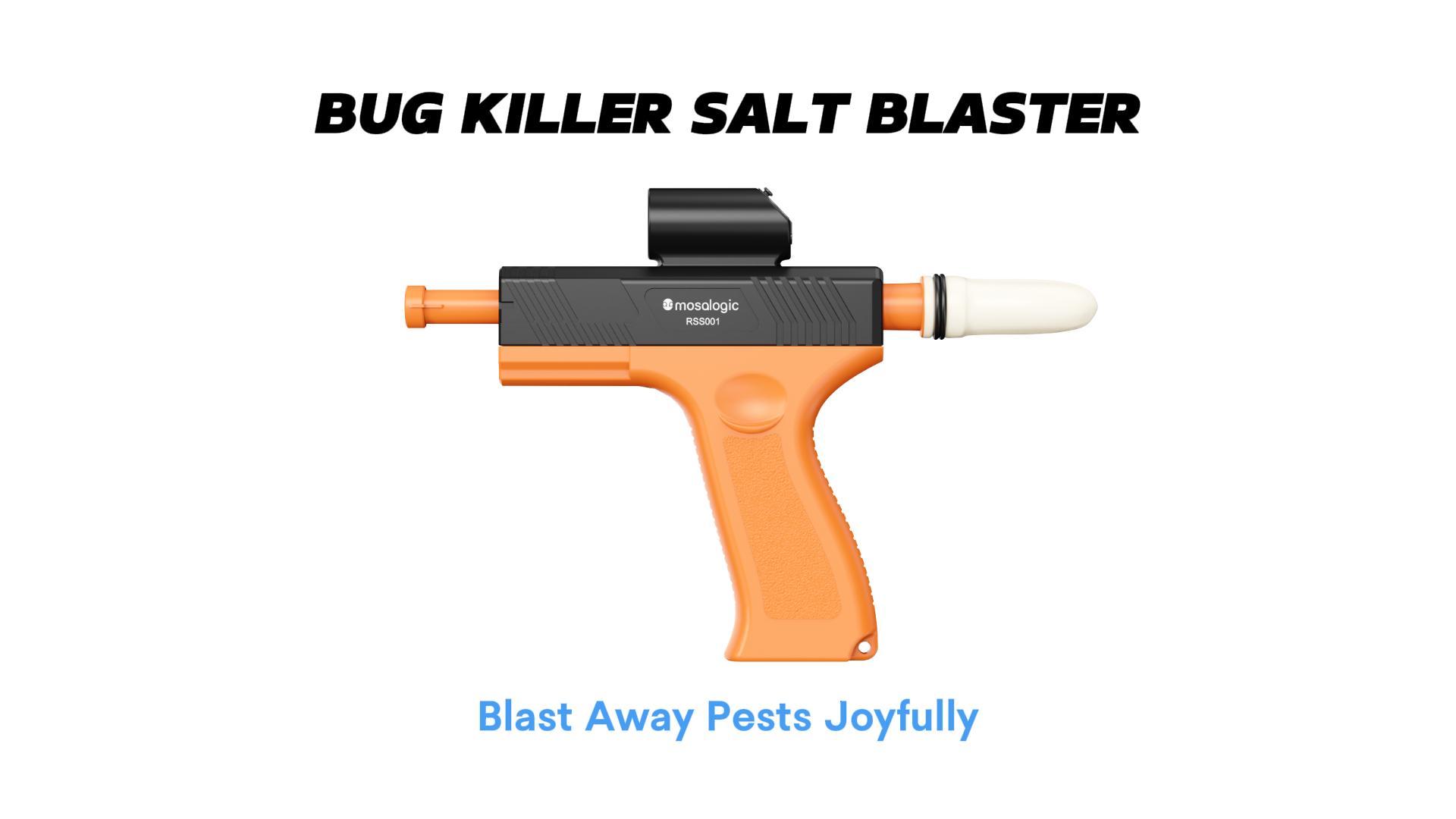 Salt Gun Bug Blaster – Salt-Powered 150-Shot Fly & Roach Eliminator ...