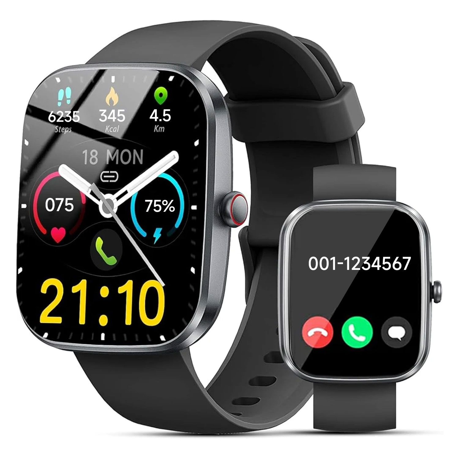 Smart Watch(Answer/Make Call), 1.91" Smartwatch for Men Women, 110 ...