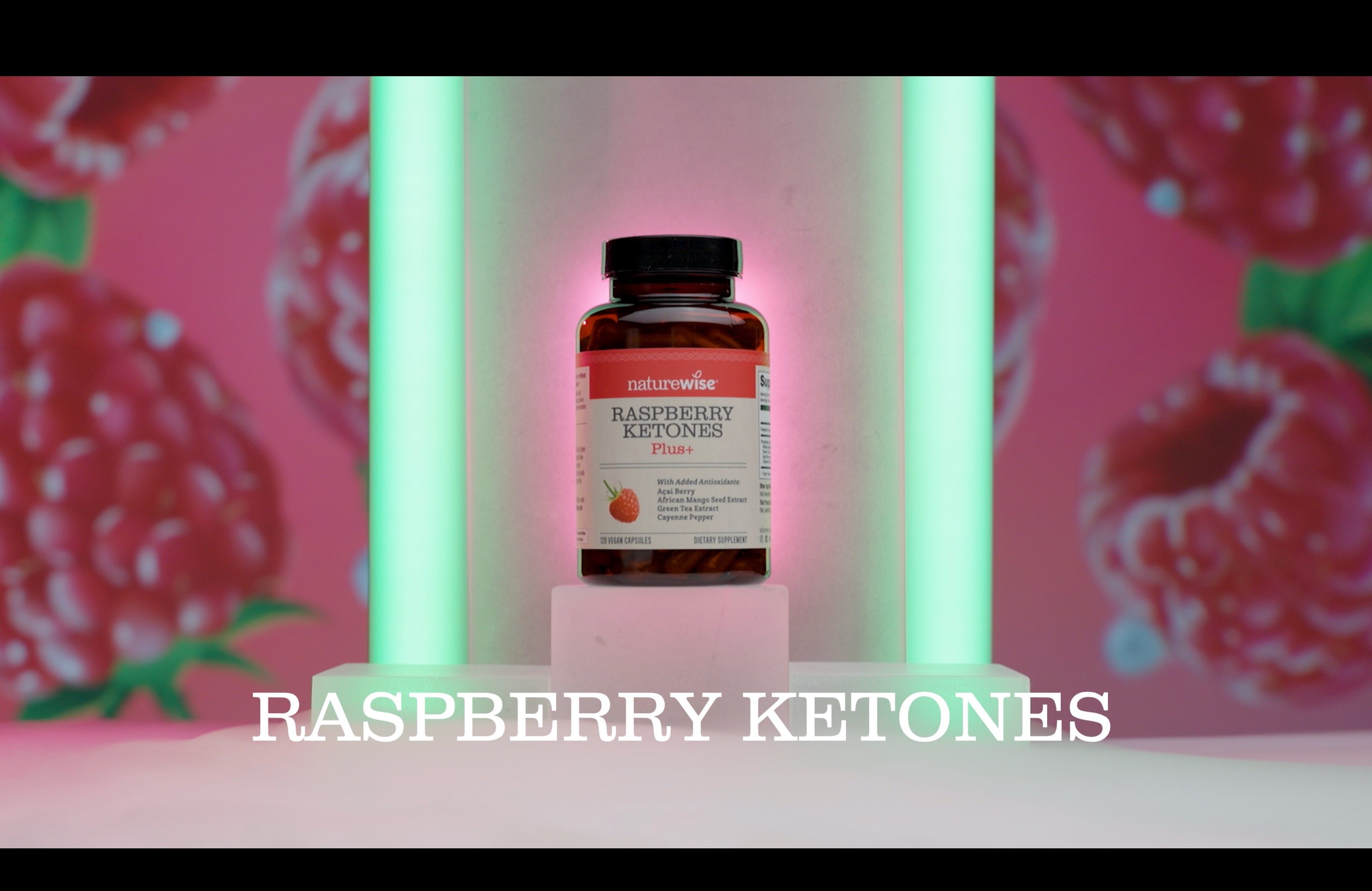 NatureWise Raspberry Ketones with Green Tea Extract Cayenne and Acai ...