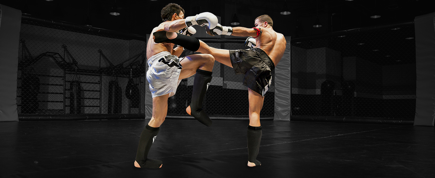 RDX Shin Guards MMA Instep Foam Pads Support Boxing Leg Guard Muay Thai ...